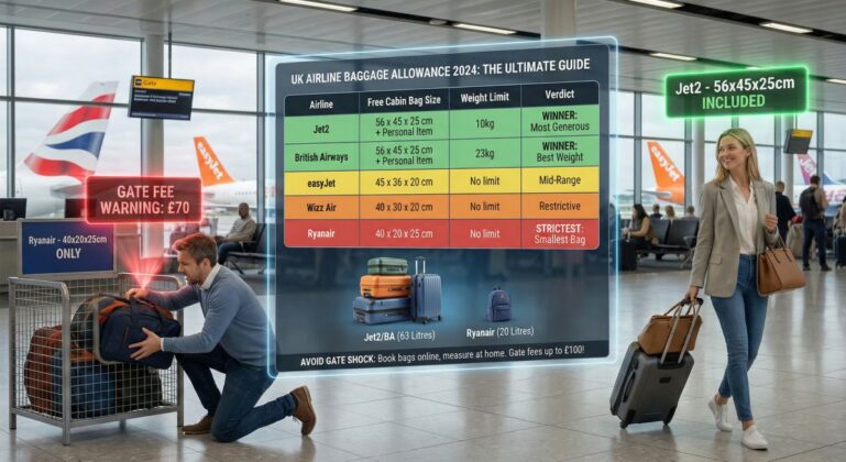 UK Airline Baggage Allowance Comparison 2026